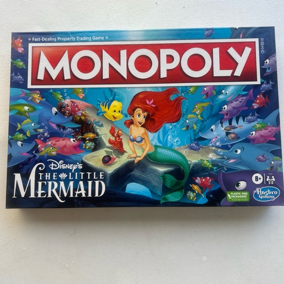 Hasbro | Games | Disneys The Little Mermaid Monopoly New Board Game ...